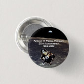 Historic Apollo 11 Moon Mission 50th Anniversary Button | Zazzle