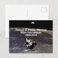Historic Apollo 11 Moon Mission 50th Anniversary Postcard | Zazzle