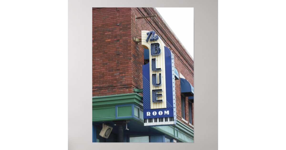 Historic Blue Room - Kansas City Poster | Zazzle