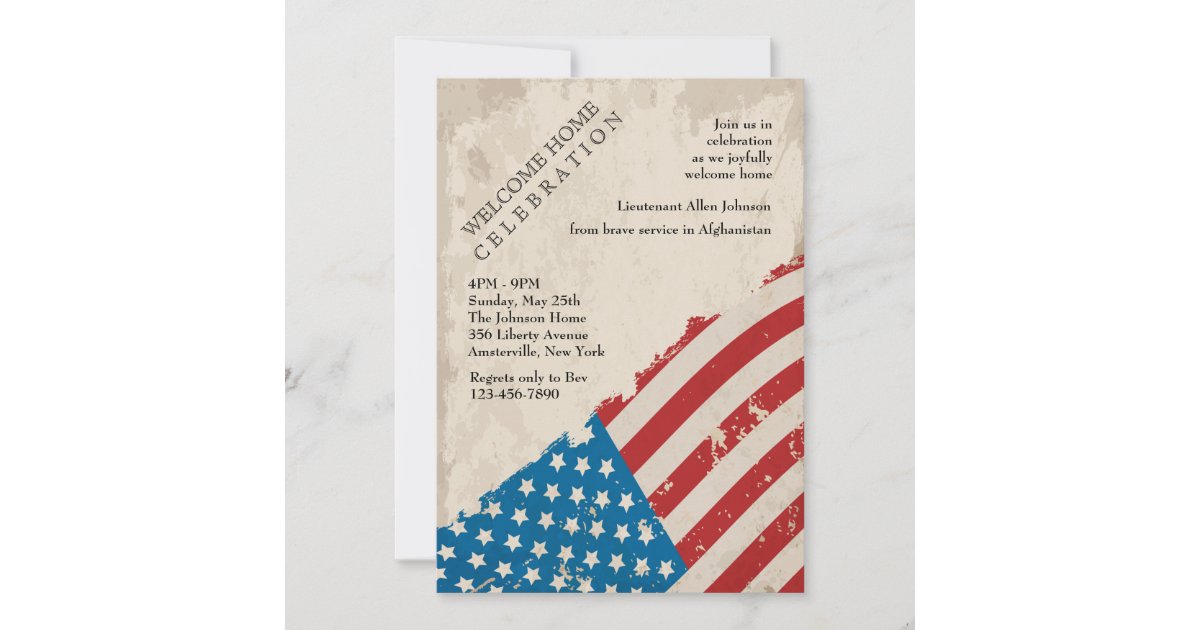 Historic Flag Invitation | Zazzle