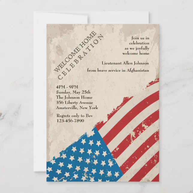 Historic Flag Invitation | Zazzle