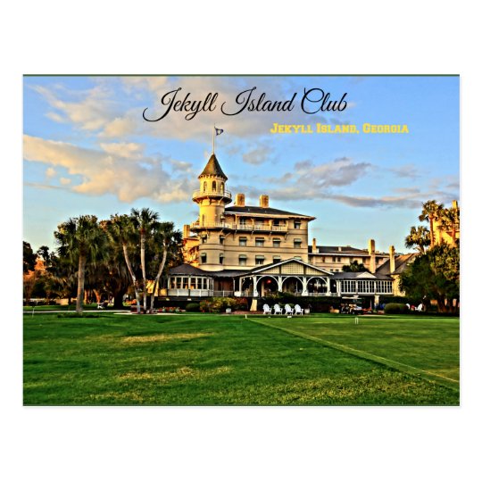 Historic Jekyll Island Club Jekyll Island Georgia Postcard | Zazzle.com