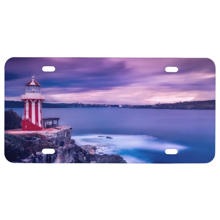 Historic Lighthouse License Plate | Zazzle.com