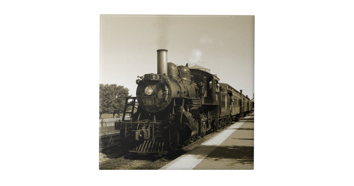 Historic Railroad Tile | Zazzle