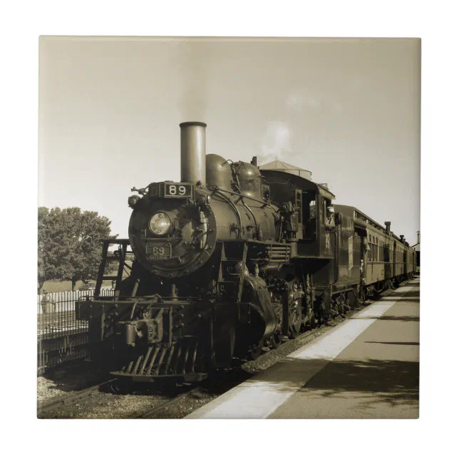 Historic Railroad Tile | Zazzle