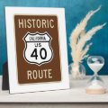 Historic Route US Route 40 (California) Plaque | Zazzle