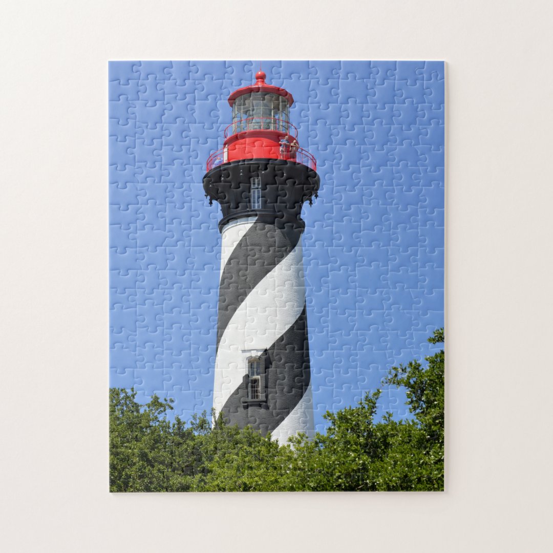 Historic St. Augustine, Florida Lighthouse Jigsaw Puzzle | Zazzle