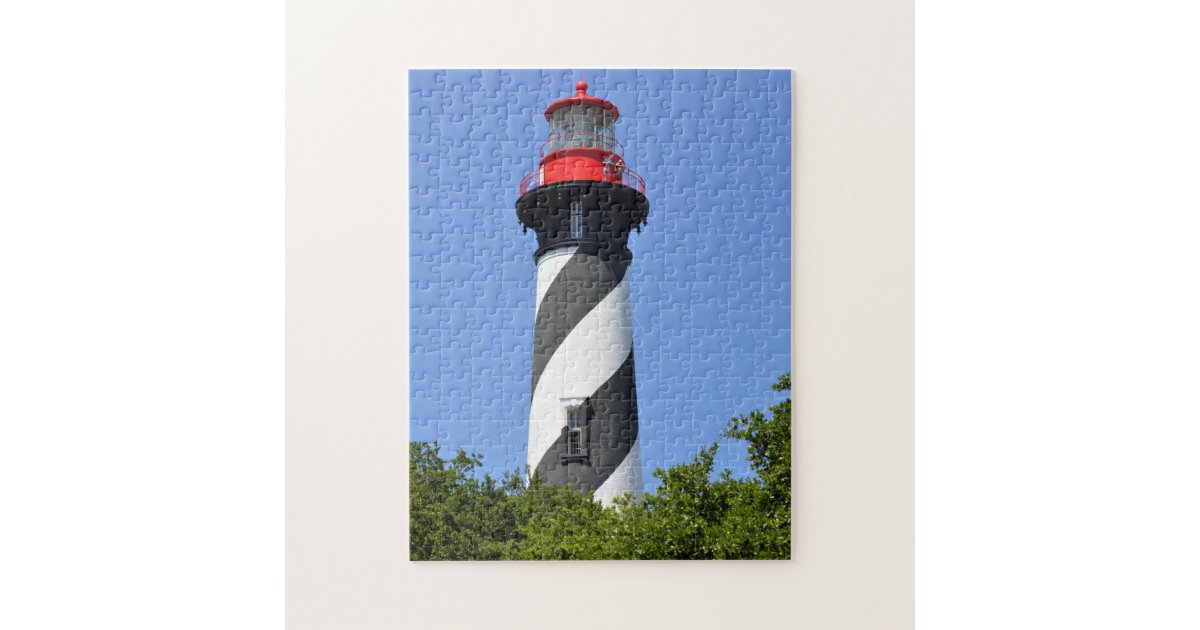 Historic St. Augustine, Florida Lighthouse Jigsaw Puzzle | Zazzle