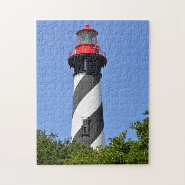 Historic St. Augustine, Florida Lighthouse Jigsaw Puzzle | Zazzle