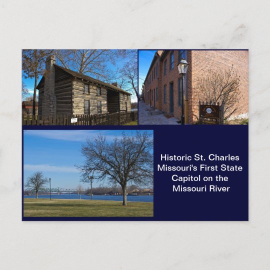 Historic St Charles Missouri Postcard | Zazzle.com