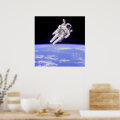 Historic Untethered Space Walk Poster | Zazzle
