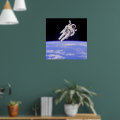 Historic Untethered Space Walk Poster | Zazzle