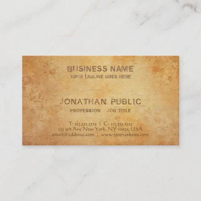 Historical Antic Look Design Creative Elegant Business Card | Zazzle