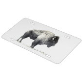 Historical Photograph of American Bison License Plate | Zazzle