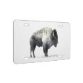 Historical Photograph of American Bison License Plate | Zazzle