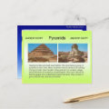 History, Ancient Egypt, Pyramids Postcard | Zazzle