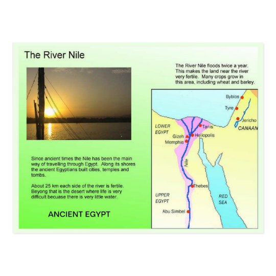 History, Ancient Egypt, River Nile Postcard | Zazzle.com