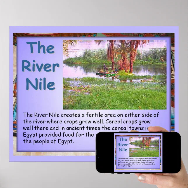 History, Ancient Egypt River Nile Poster | Zazzle
