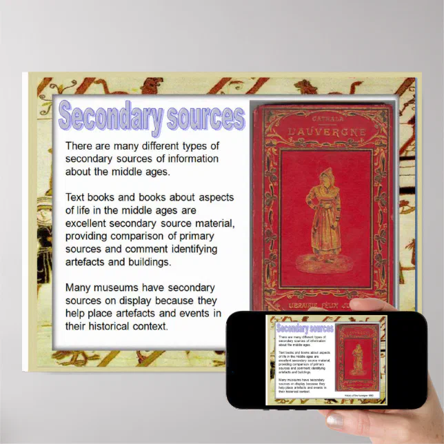History, medieval, Secondary sources Poster | Zazzle