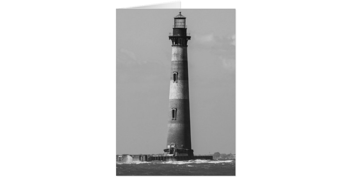 History Stands Tall Grayscale Greeting Card | Zazzle
