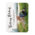 Hitched | Save the Date Magnet | Zazzle