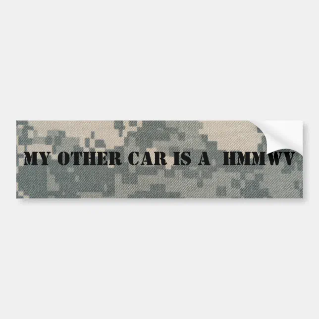 HMMWV / Humvee Bumper Sticker | Zazzle