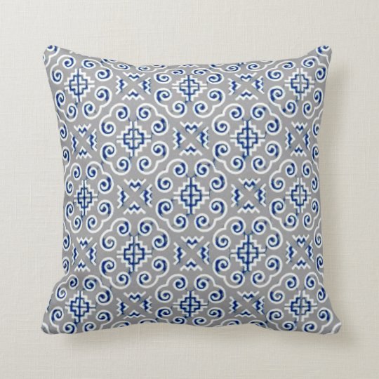 Hmong Elephant Foot Accent Pattern Throw Pillow | Zazzle.com