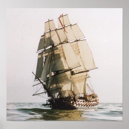 HMS Leopard Warship Poster | Zazzle