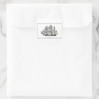 HMS Surprise 1796 Square Sticker | Zazzle