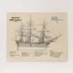 HMS Victory - Ship Blueprint Plans SD Jigsaw Puzzle | Zazzle