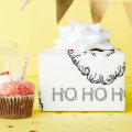 ho black santa wrapping paper | Zazzle