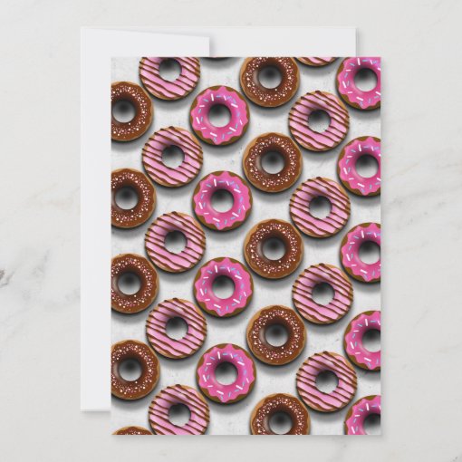 HO! HO! HO! Holiday Donuts Party Invitation | Zazzle