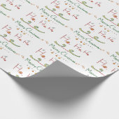HO HO HO Merry Christmas Wrapping Paper | Zazzle