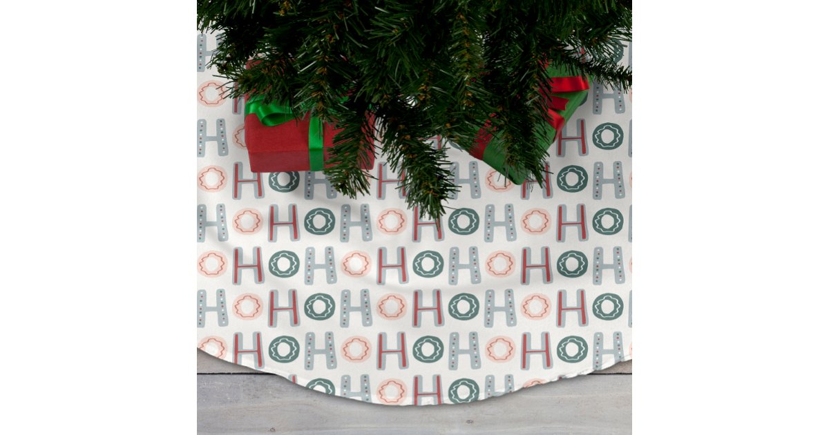 Ho Ho Ho Tree Skirt | Zazzle