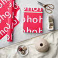 Ho-Ho-Ho Wrapping Paper | Zazzle