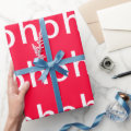 Ho-Ho-Ho Wrapping Paper | Zazzle