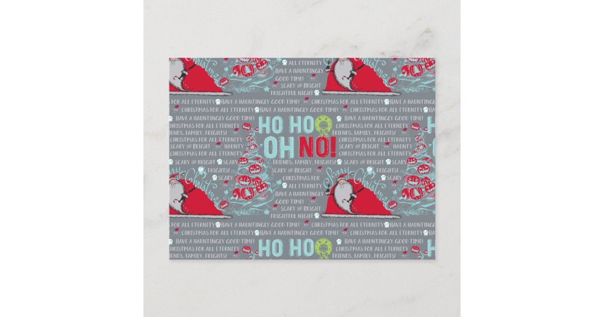 Ho Ho Oh No | Santa Claus Postcard | Zazzle