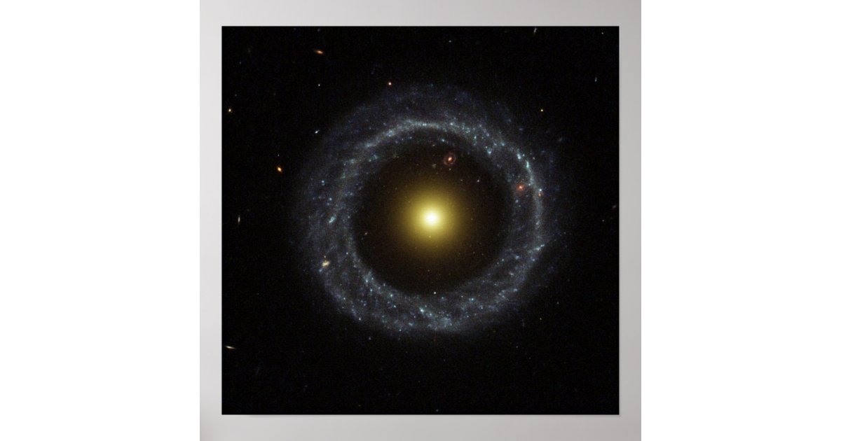 Hoag's Object Galaxy Poster | Zazzle