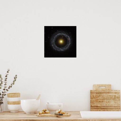 Hoag's Object Galaxy Poster | Zazzle