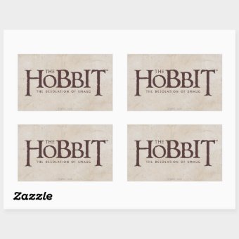 Hobbit Logo - Dark Rectangular Sticker | Zazzle