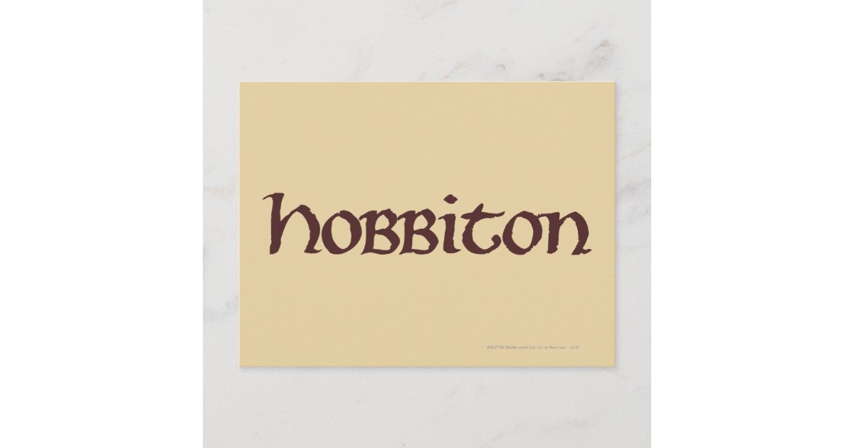 HOBBITON™ Solid Postcard | Zazzle