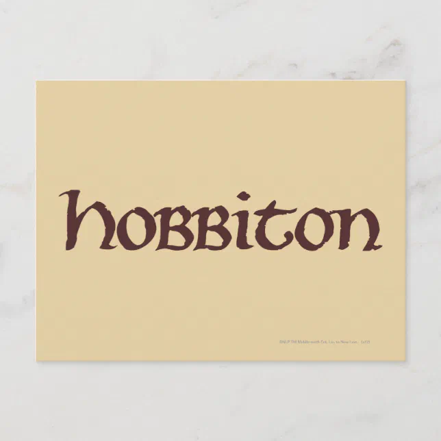 HOBBITON™ Solid Postcard | Zazzle