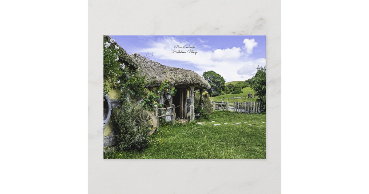Hobbiton Village, New Zealand, Holiday Postcard | Zazzle