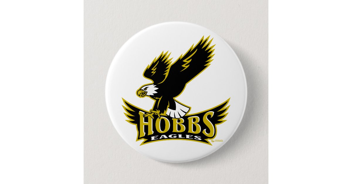 Hobbs Eagles Button | Zazzle