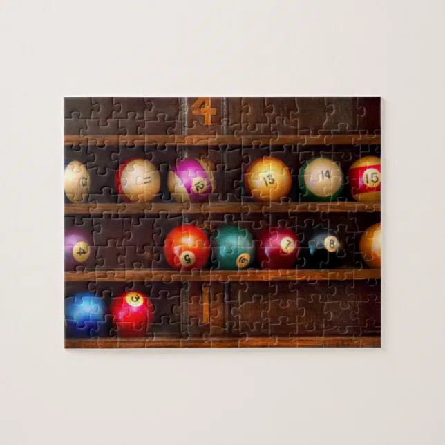 Hobby - Pool - Let's play billiards Jigsaw Puzzle | Zazzle