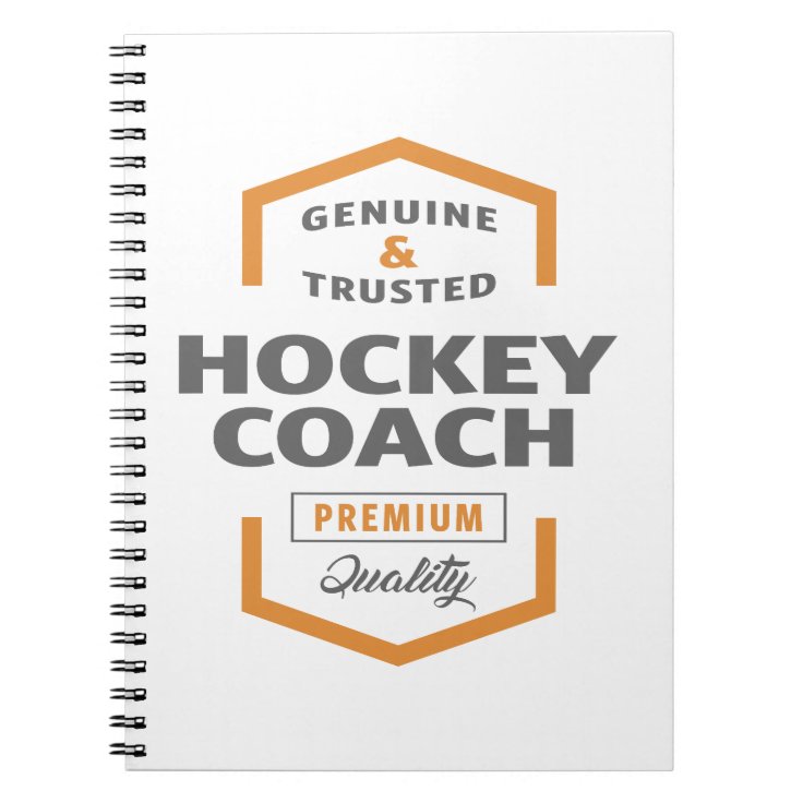 Hockey Coach Notebook | Zazzle