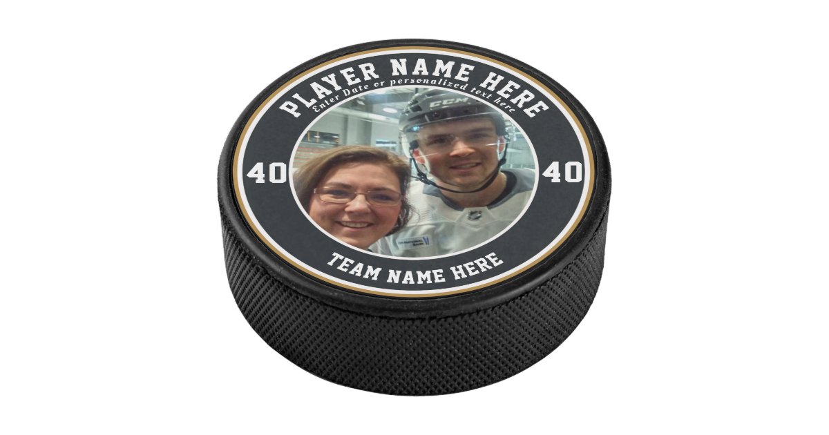 Hockey Fan Gift Puck | Zazzle