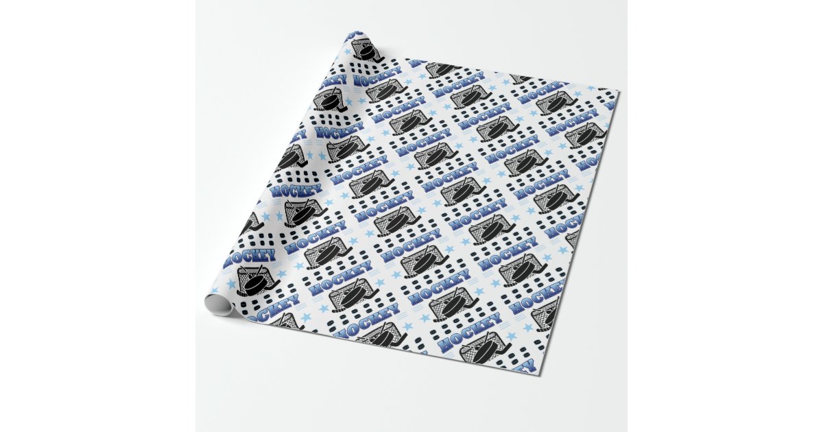 Hockey Fan Wrapping Paper | Zazzle