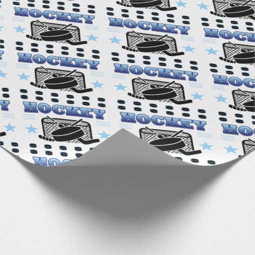 Hockey Fan Wrapping Paper | Zazzle