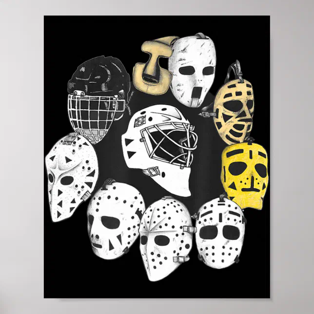 goalie mask coloring book